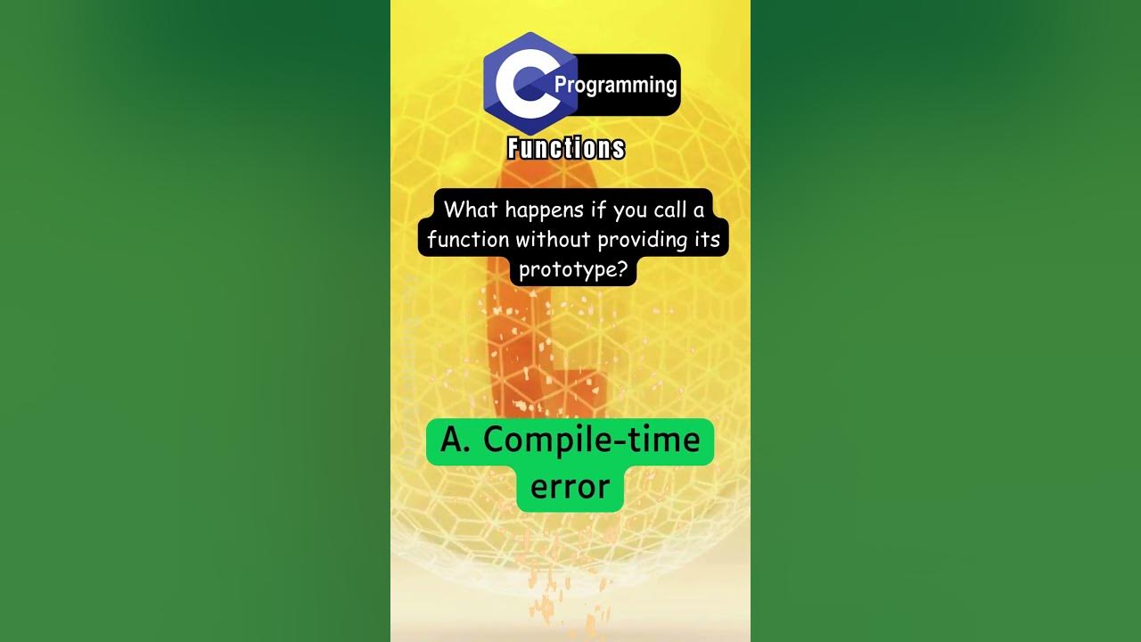 Master the Art of C Programming Functions with This Quick Quiz! @CProgramming @cLanguage - YouTube