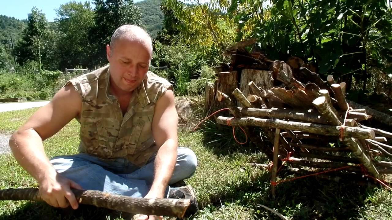 One stick deadfall trigger with the Driveway Primitive - YouTube