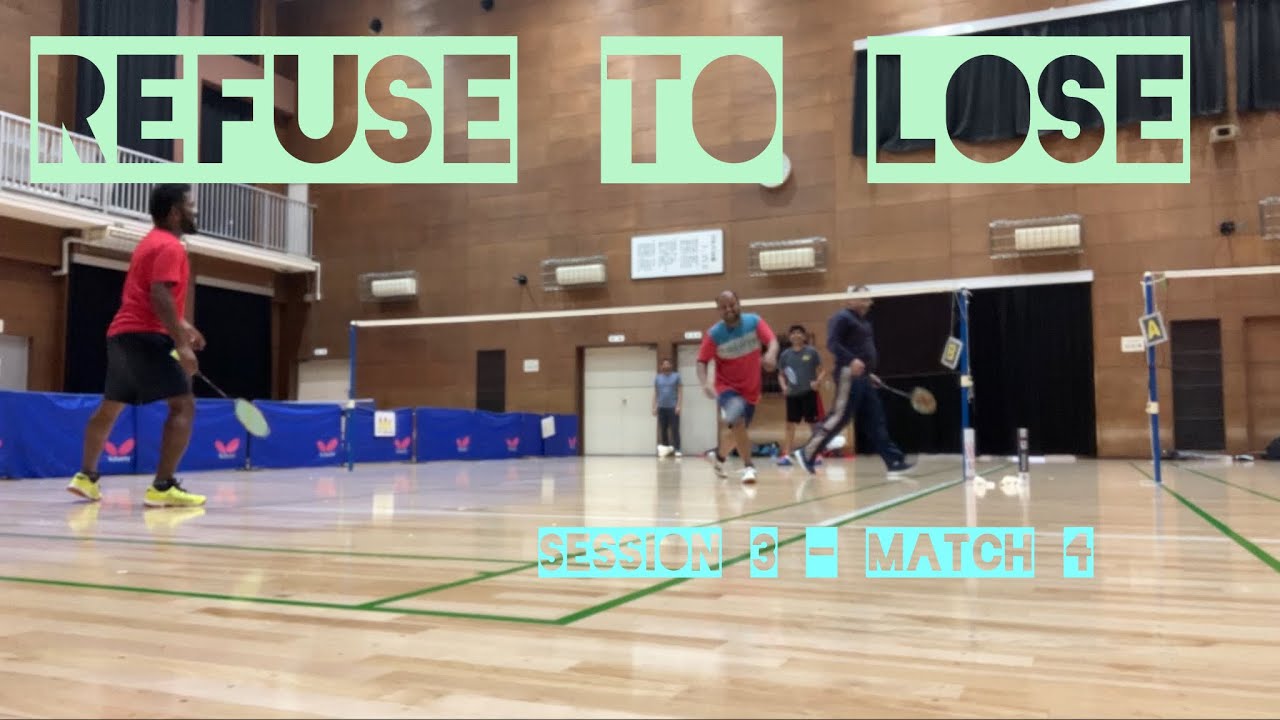 Badminton practice session 3 - Match 4 - YouTube