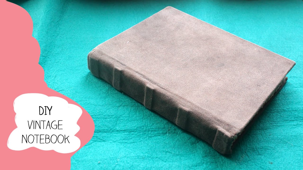 DIY Vintage Notebook 📜 | Book binding 🧵 | Markedcrafters - YouTube