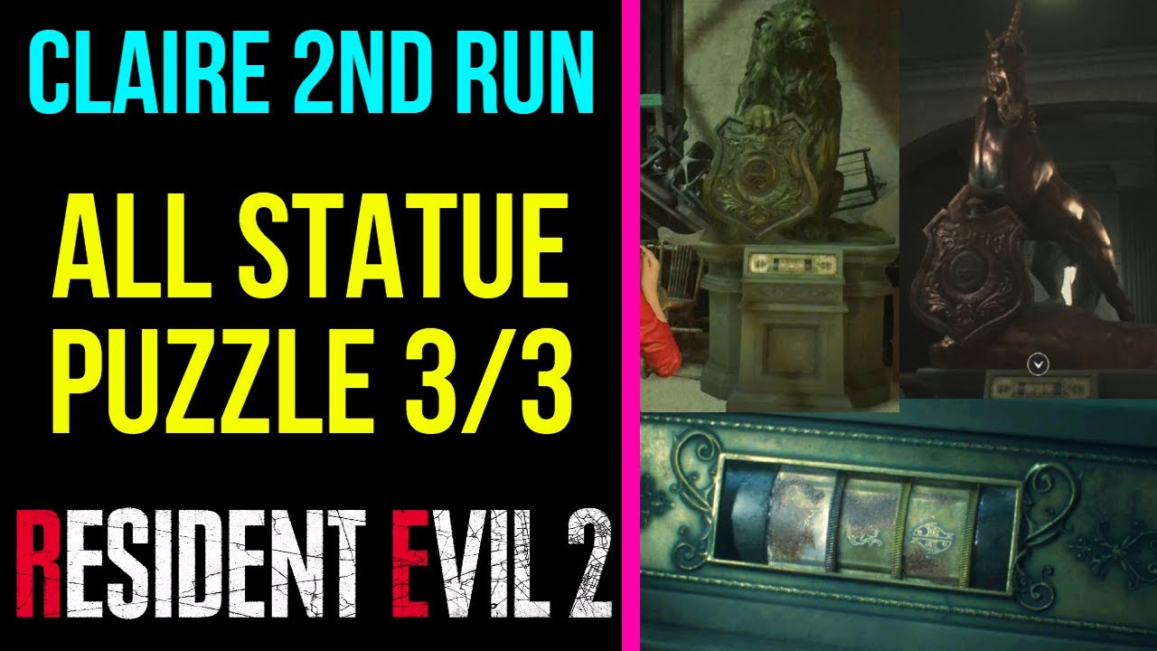All Statue Puzzle 3/3 | Signal Modulator Puzzle (2nd Run) | RESIDENT ...