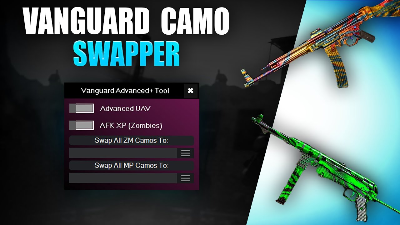 Call of duty Vanguard Advanced UAV, Camo Swapper, and AFK XP Tool ...