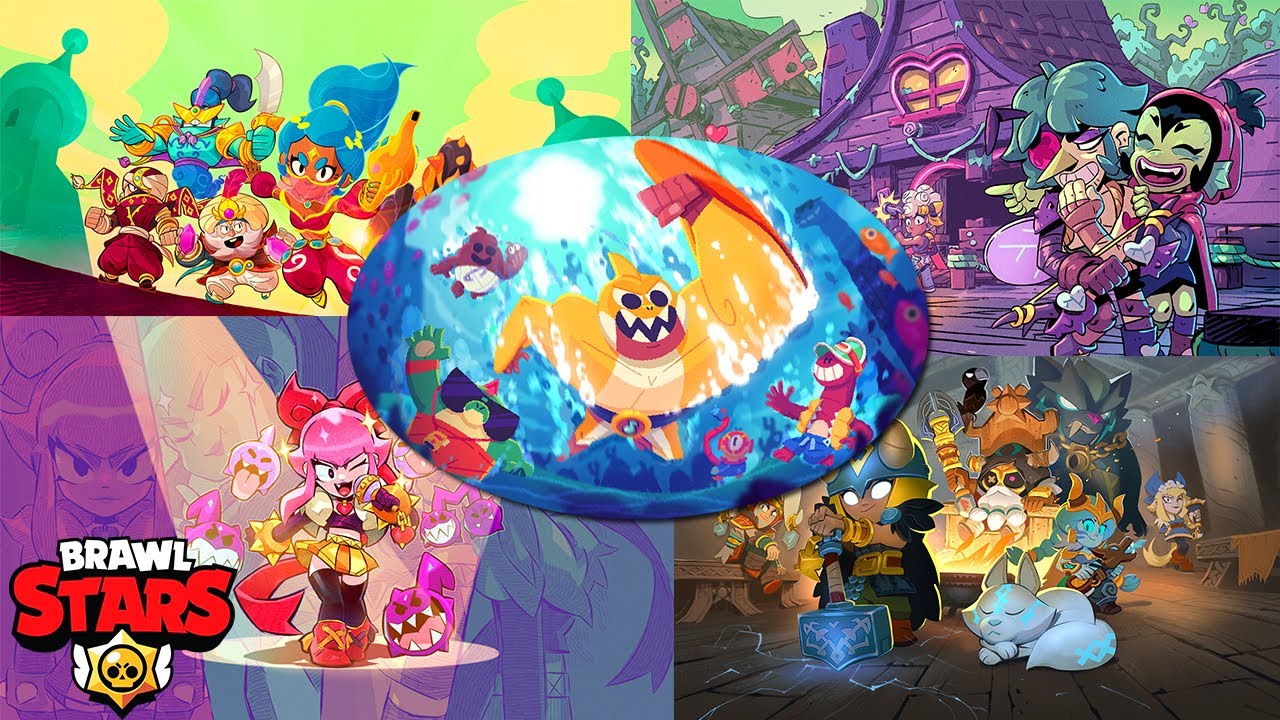 All Background Menu Music Brawl Stars Ragnarok Kpop Love Swamp Brawzaar Youtube