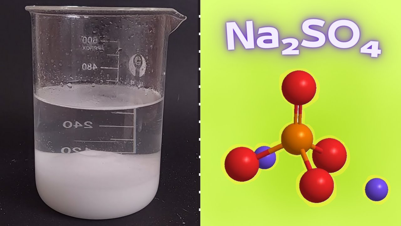 Cómo hacer 🧪SULFATO de SODIO⚗️| Na2SO4 | Síntesis de laboratorio Fácil ...