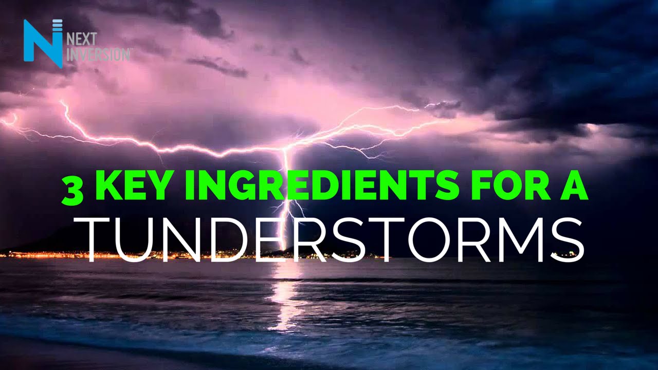 Thunderstorms and how they are formed - YouTube