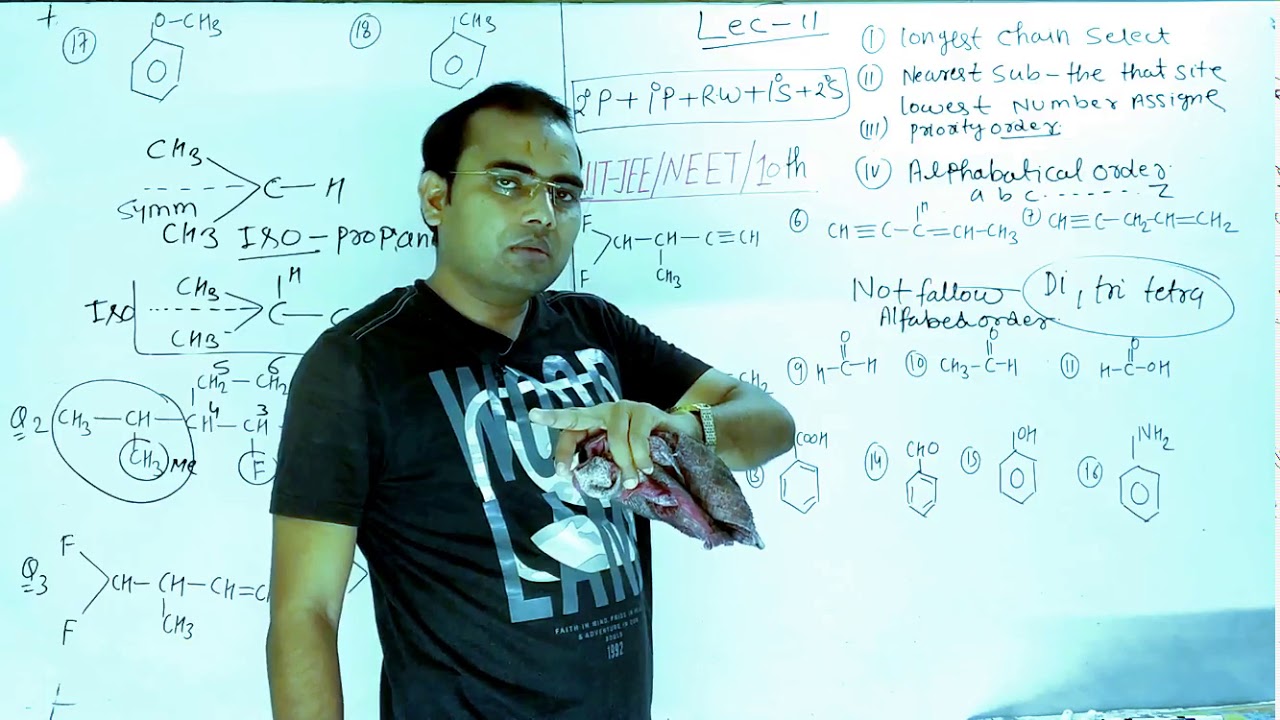 LEC 11 SOME COMMON NAMING ,Iso,neo and IUPAC ,Oraganic Chemistry 10th ...