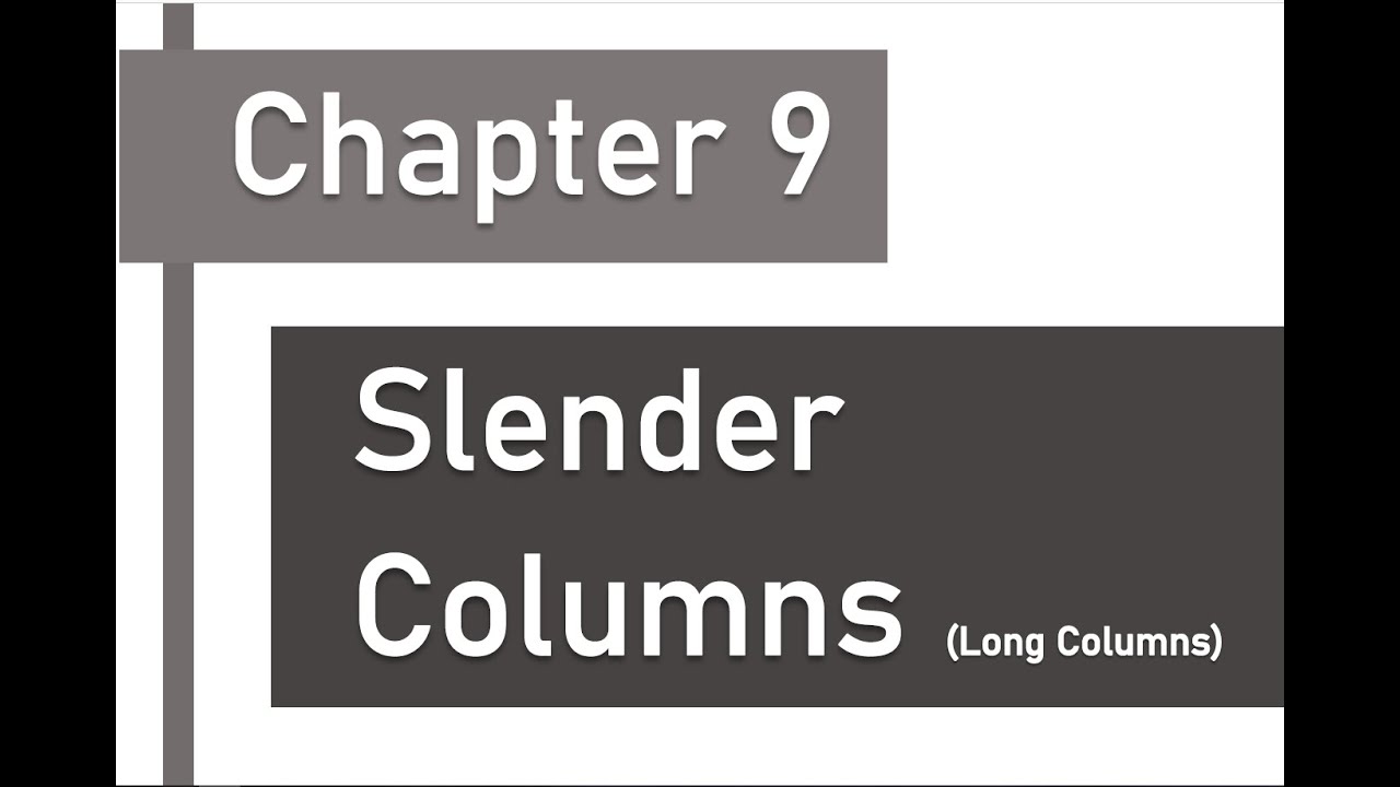 Analysis of Slender Column (Part 2) - YouTube