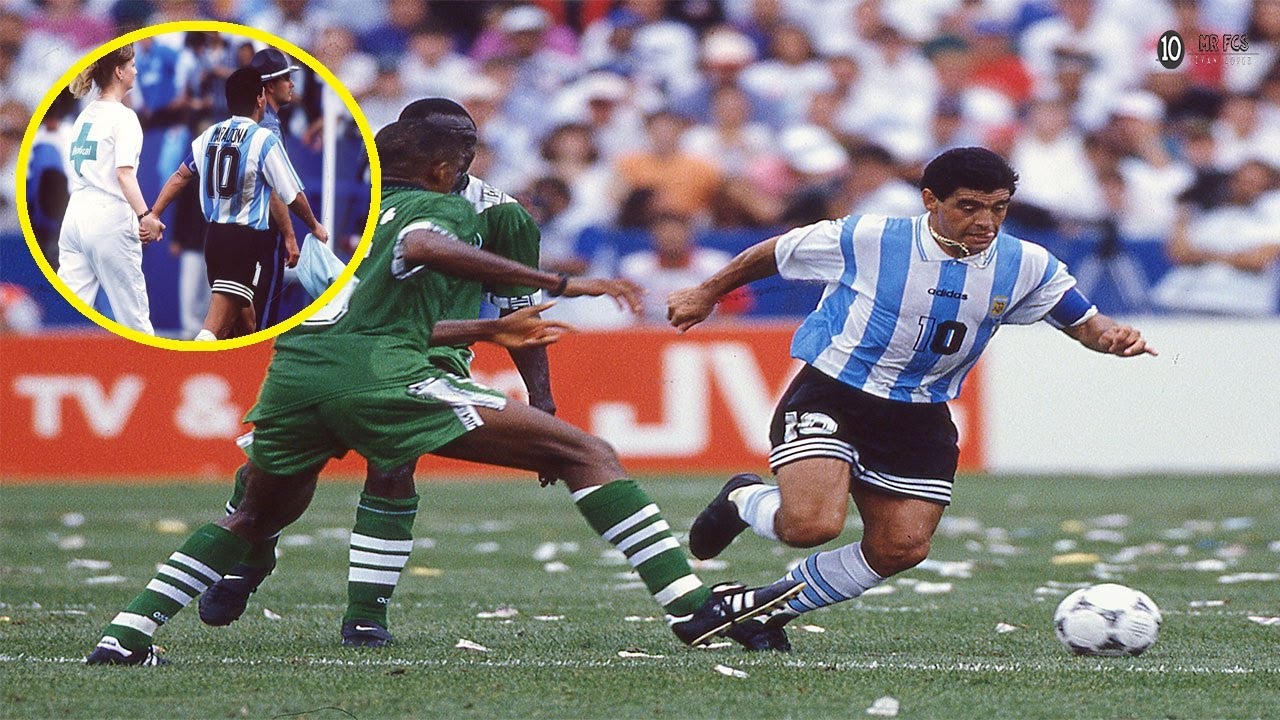 Asi Jugo Diego Maradona su Ultimo Partido con la Seleccion Argentina ...
