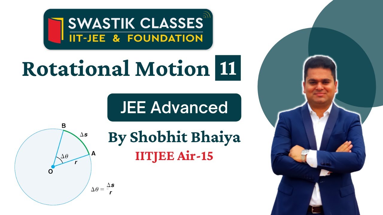Rotational Motion for JEE Advanced by Shobhit Bhaiya IITJEE Air 15 ...