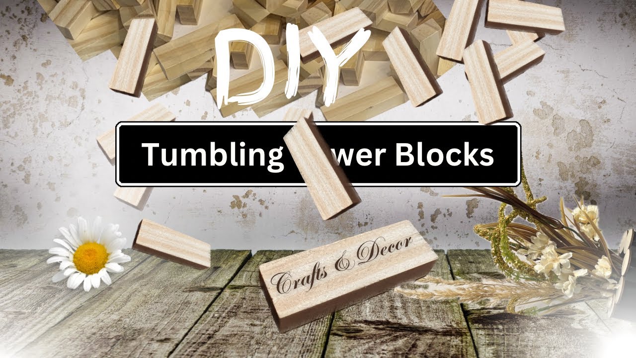 AMAZING Tumbling Tower Block DIYs // Creative Decor Ideas - YouTube