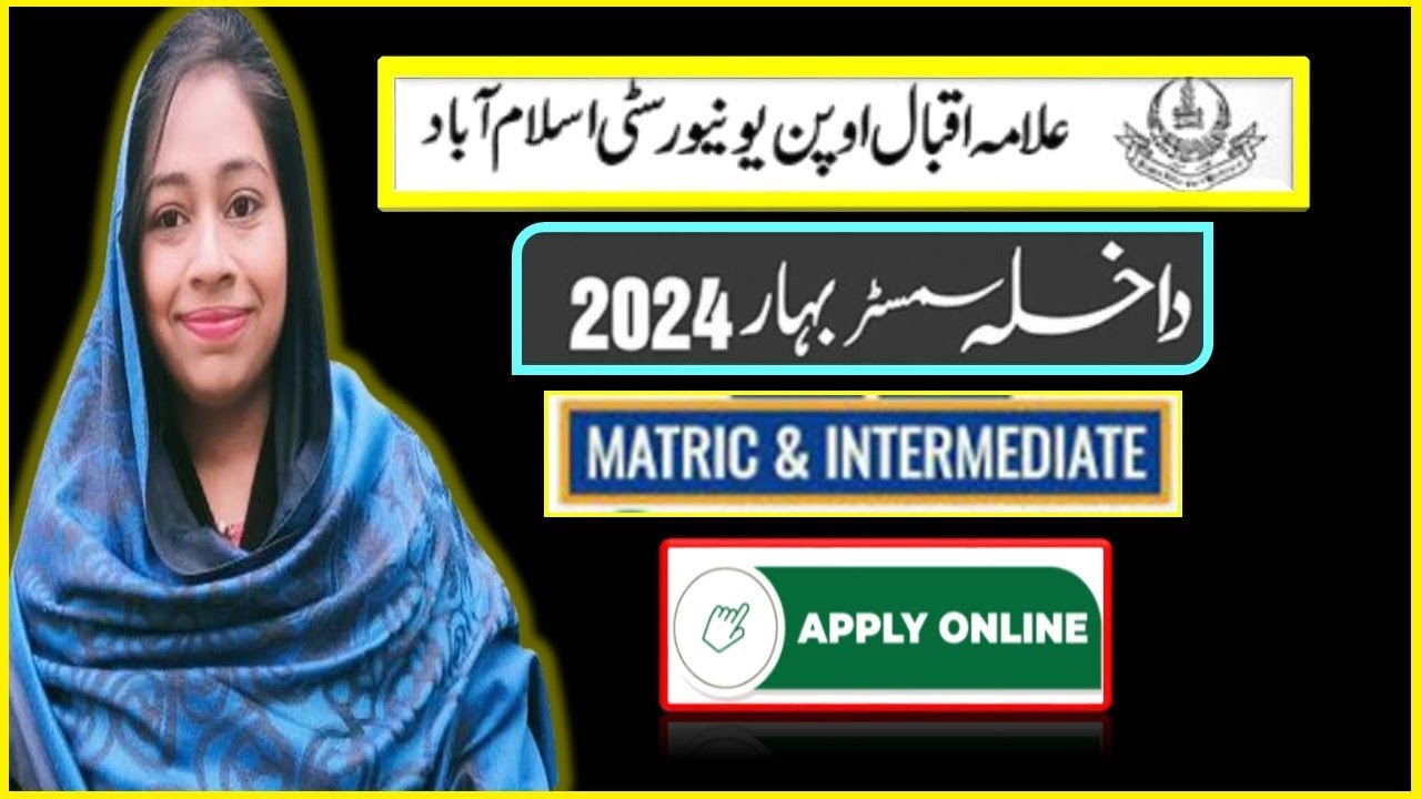 Allama Iqbal Open University AIOU admission Spring 2024 | Admission ...