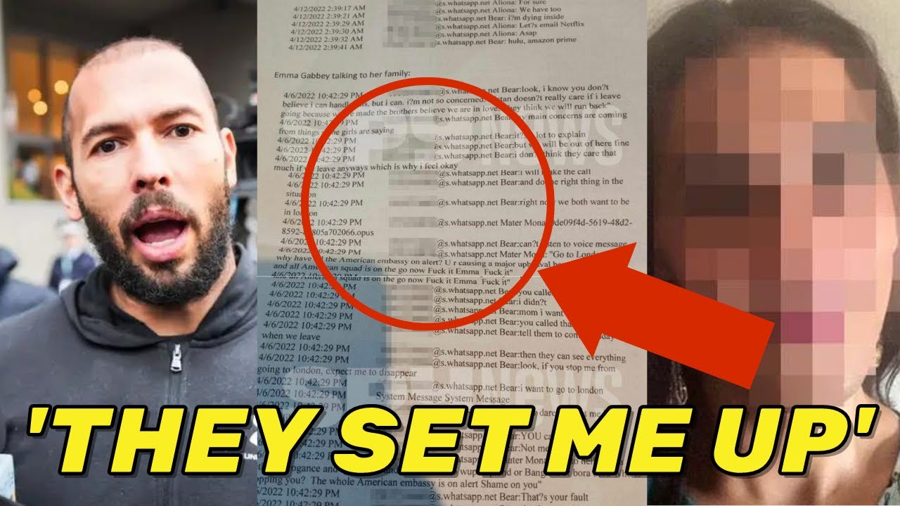 Andrew Tate Victim Messages LEAKED To Public (Huge Update) - YouTube