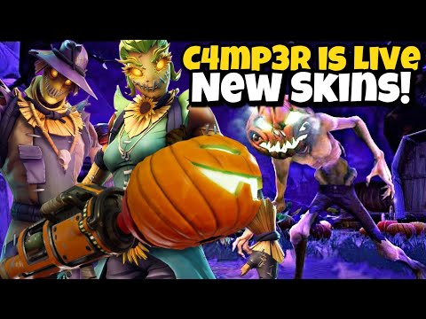 FORTNITE LIVE - SCARECROW SKINS ARE OUT // IS THE SKULL TROOPER NEXT ...