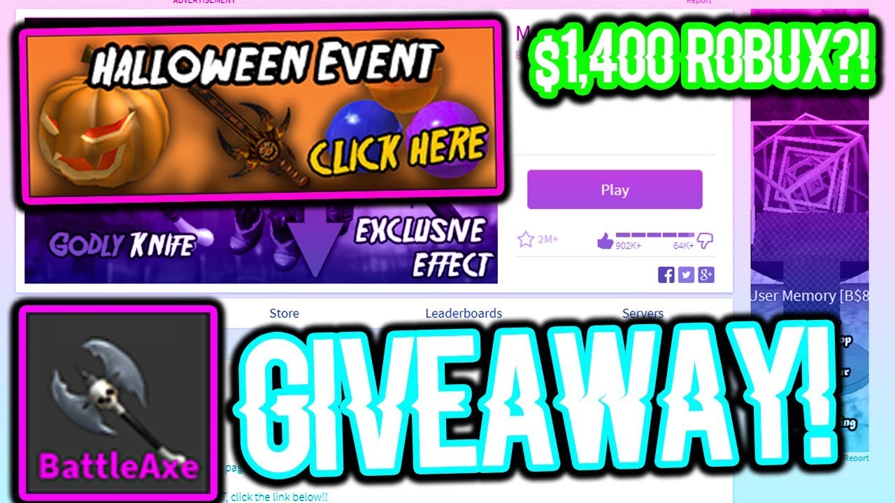 SPENDING $1400 ROBUX FOR THE NEW GODLY!? (Roblox Murder Mystery 2 ...