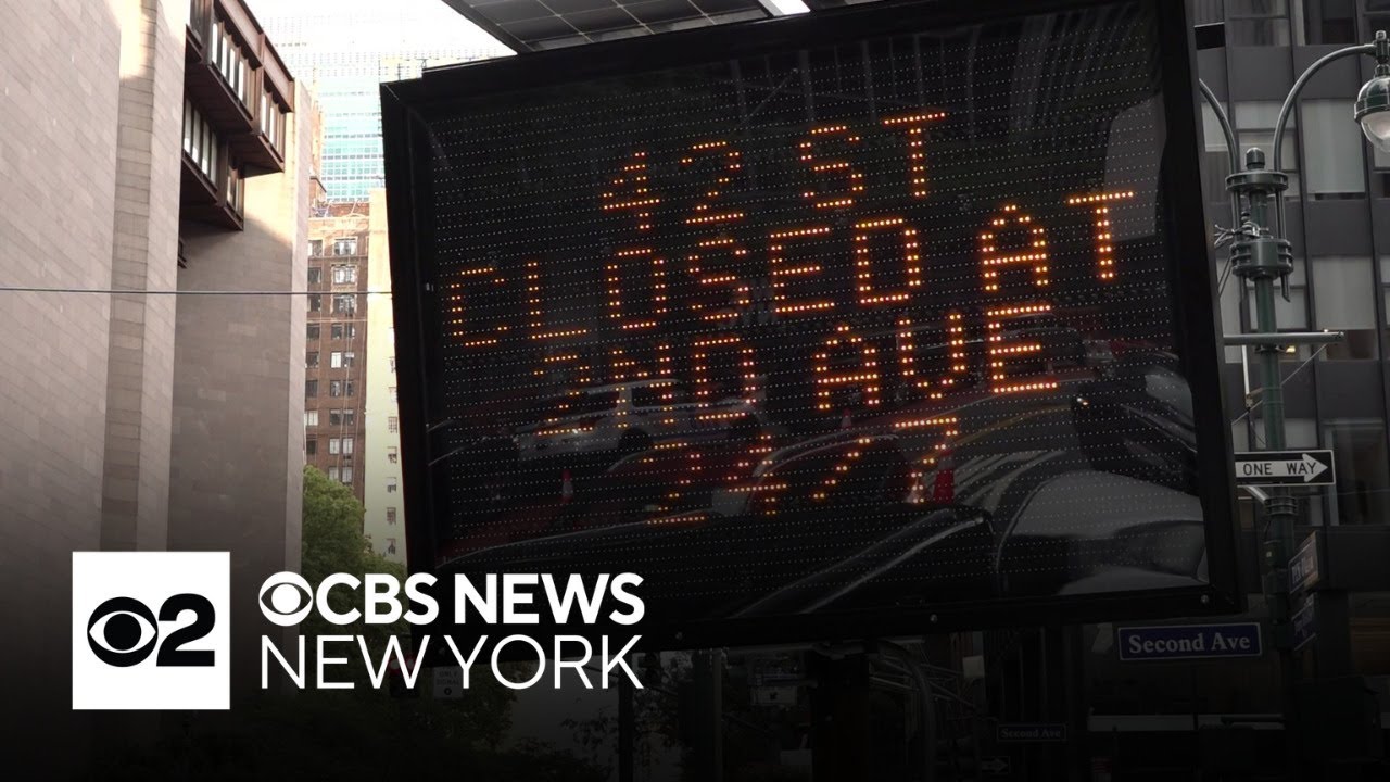 NYC Gridlock Alert Days start for 2024 U.N. General Assembly - YouTube