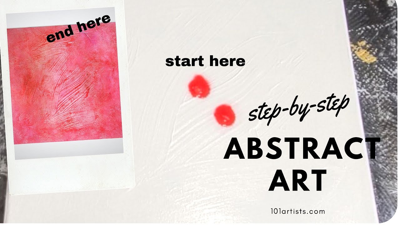 Art Painting Demo | Abstract Acrylic | Relaxing | Beginner Tutorial ...