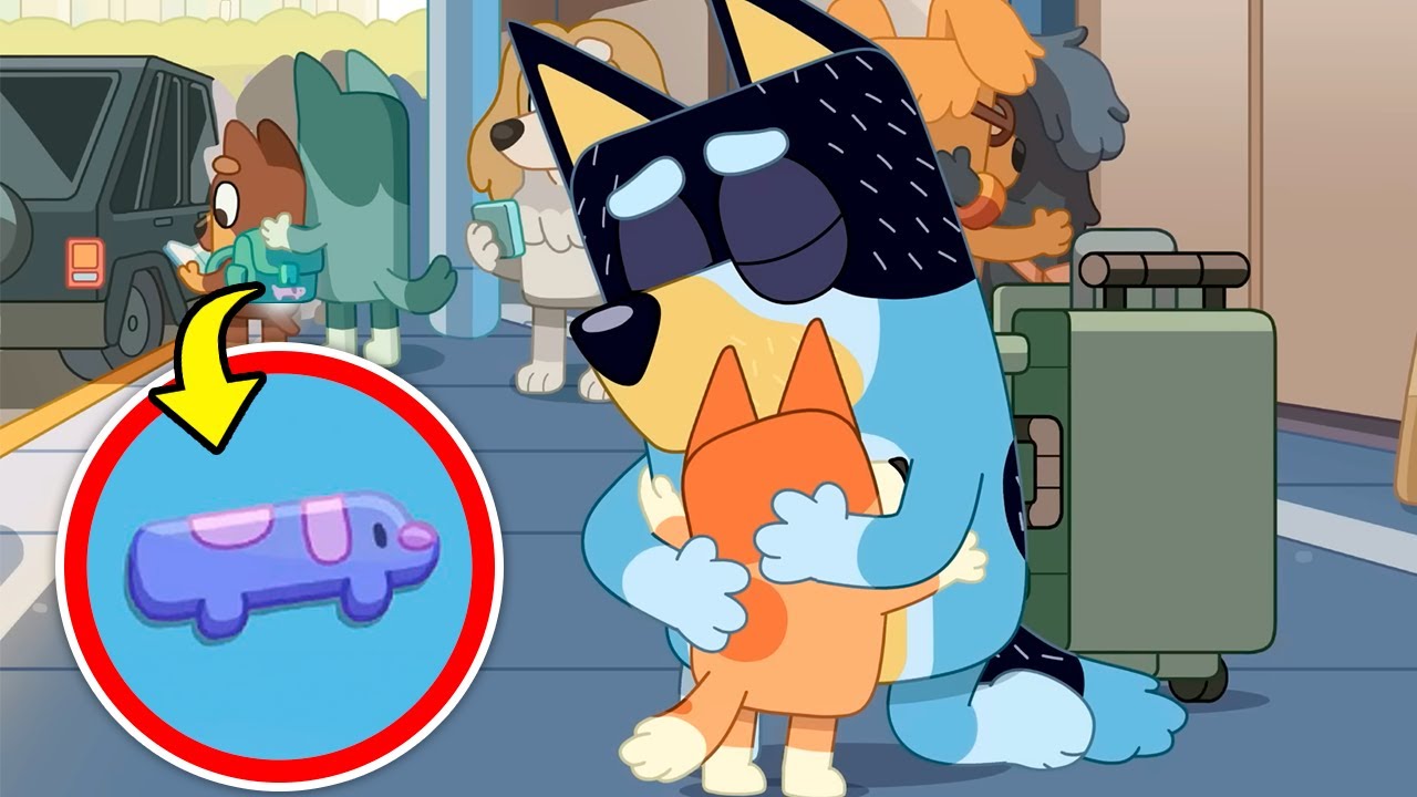 18 APPEARANCES OF THE LONG DOG EASTER EGG IN BLUEY - YouTube