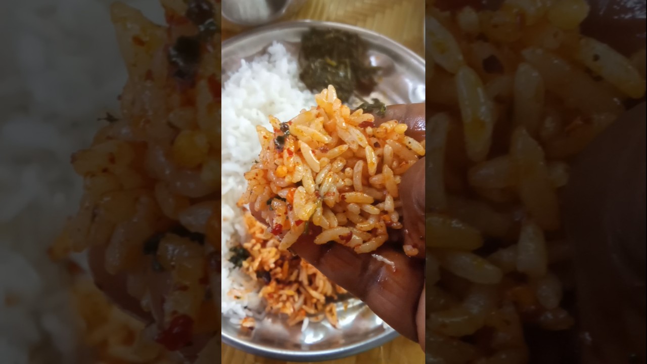 Rice 🥰 😋 ghee akukuraa talimpu #like #food subscribe - YouTube