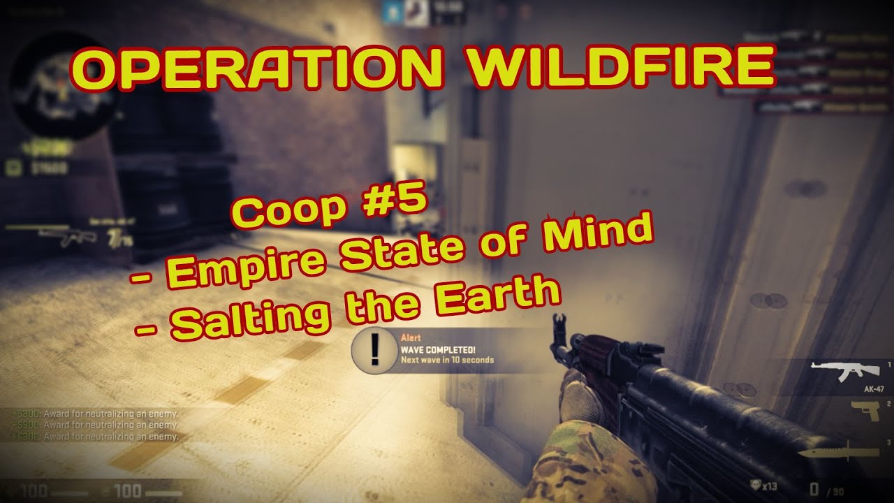 CS:GO - Operation Wildfire - Coop #5 Empire State of Mind & Salting the ...