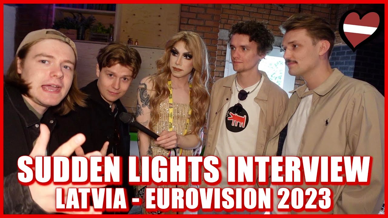 Sudden Lights "Aijā" (Latvia Eurovision 2023) 🇱🇻 INTERVIEW after ...