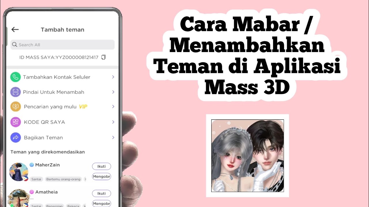 Cara Mabar di Aplikasi Mass 3D | Cara Menambahkan Teman di Aplikasi ...