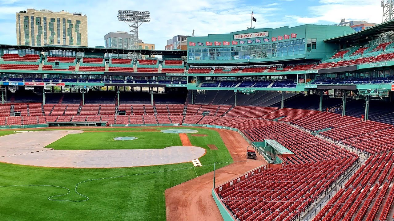 Fenway Park Visiting Team Locker Room and Field - YouTube