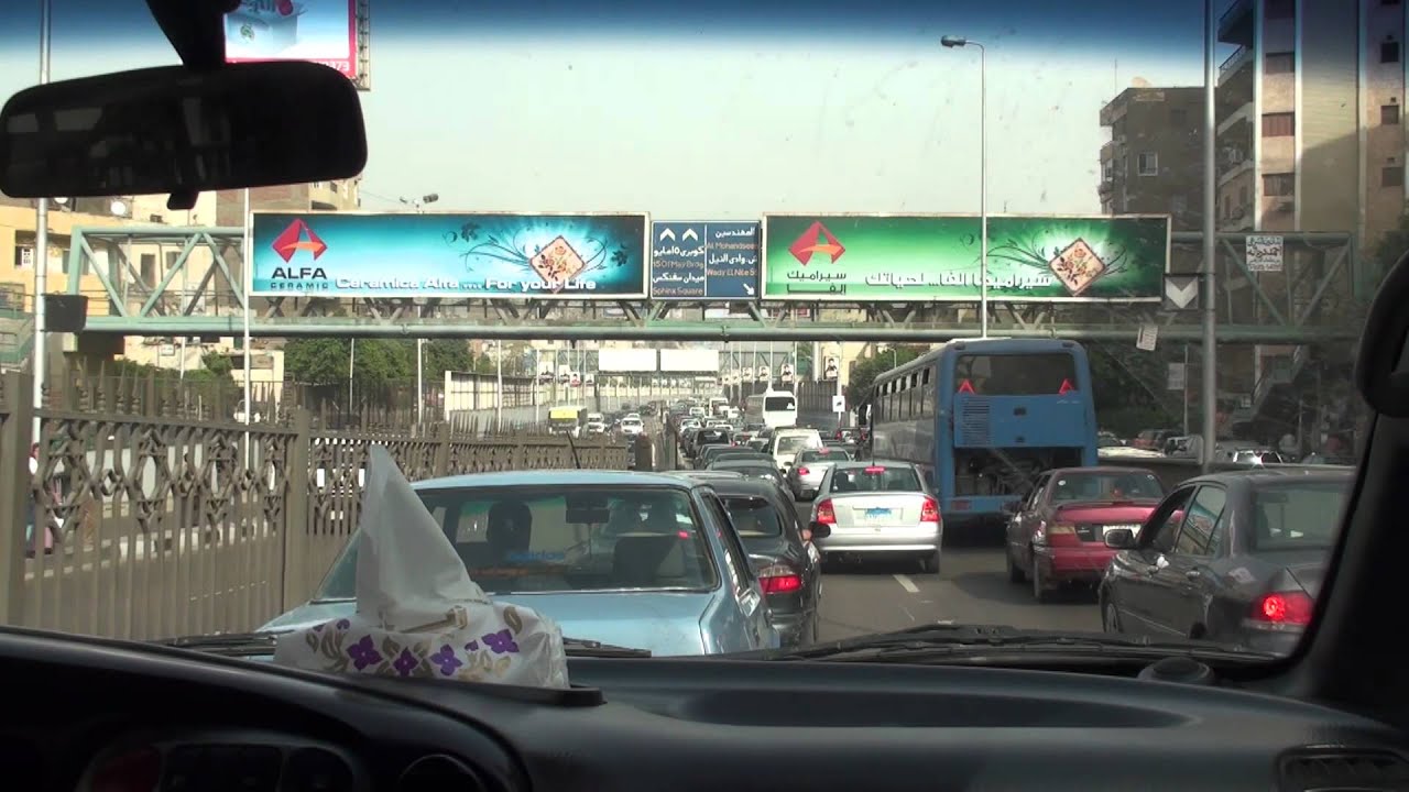 Driving Cairo القاهرة‎ - Egypt مصر - YouTube