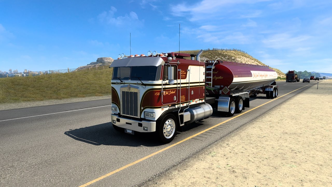 ATS K100 and Polar Tanker run from Glendive to Billings - YouTube