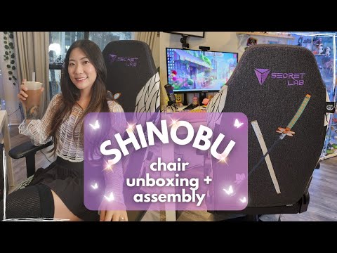 Unboxing my DREAM chair!!!! Secretlab TITAN Evo Demon Slayer Shinobu ...