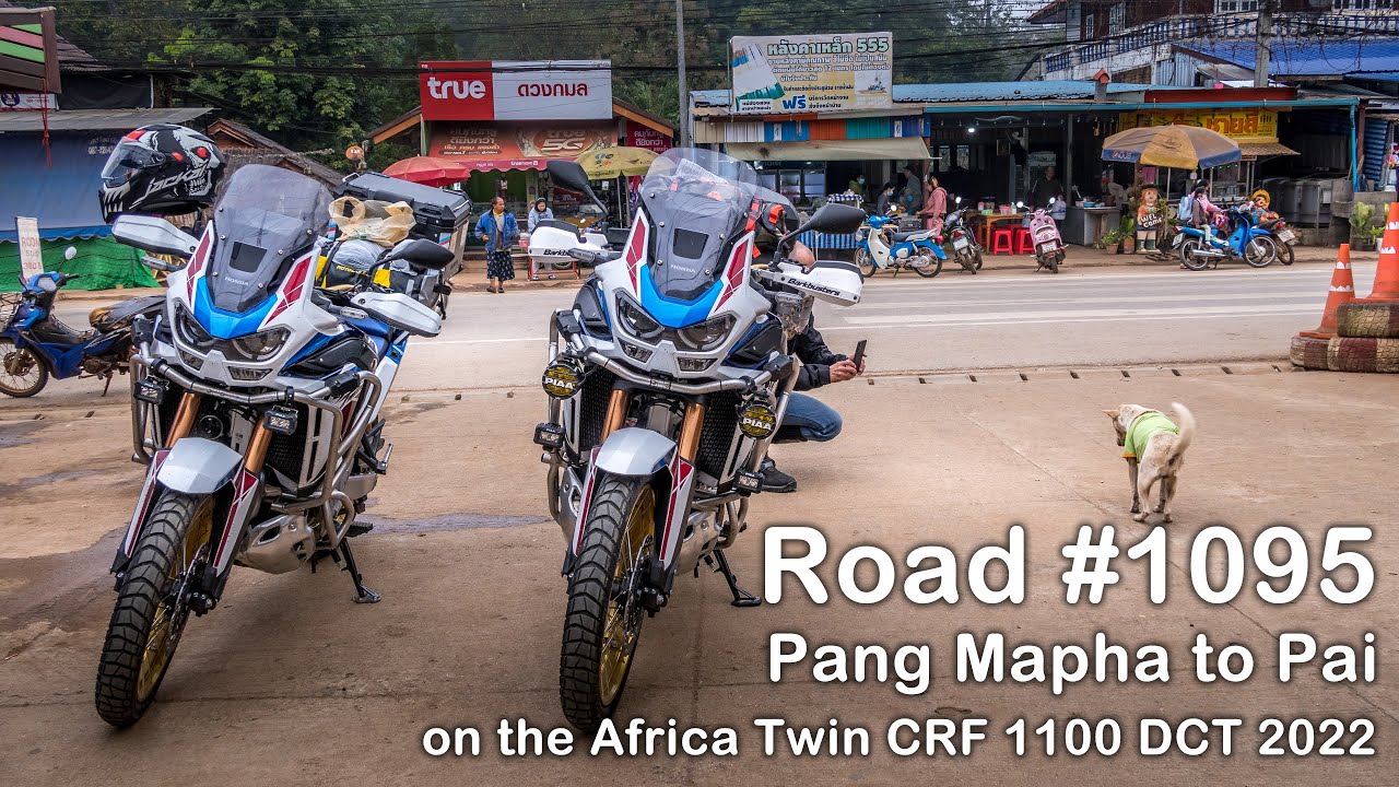 Road 1095: Pang Mapha - Pai on the Africa Twin CRF 1100l DCT 2022 - YouTube