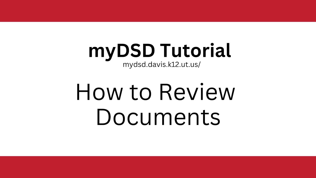 Important Document Review Process - YouTube