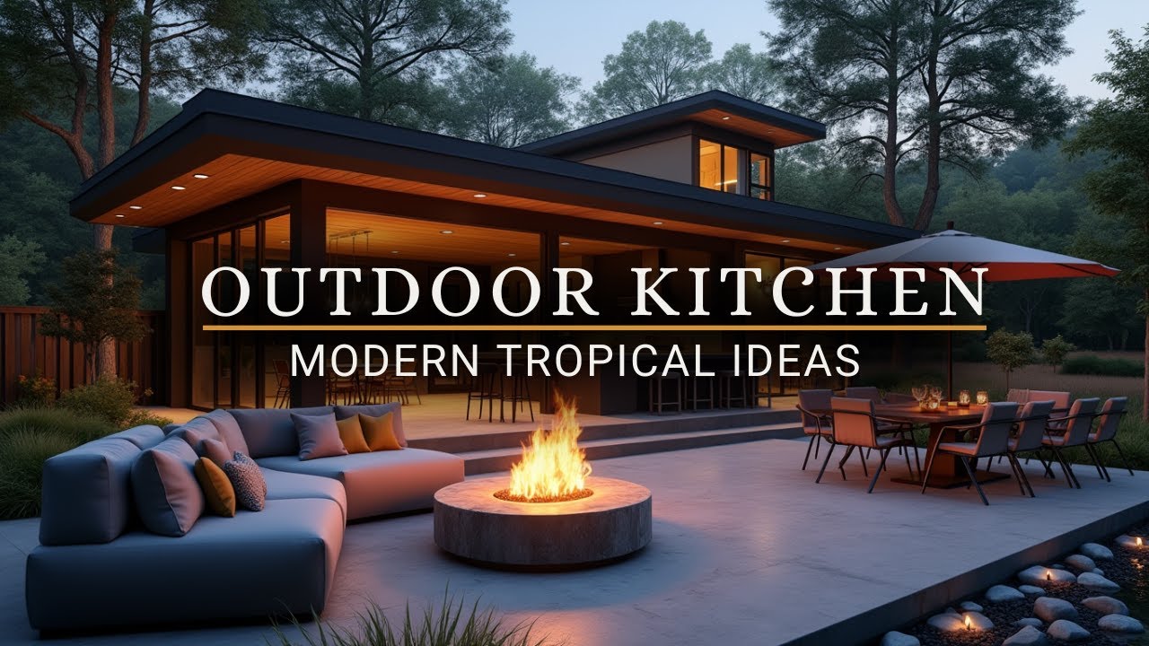 Modern Tropical Outdoor Kitchen Ideas Create Your Dream Patio Oasis ...
