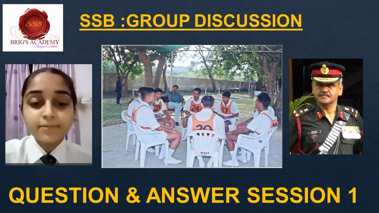 SSB GTO Tasks : Question & Answer Session 1 - YouTube