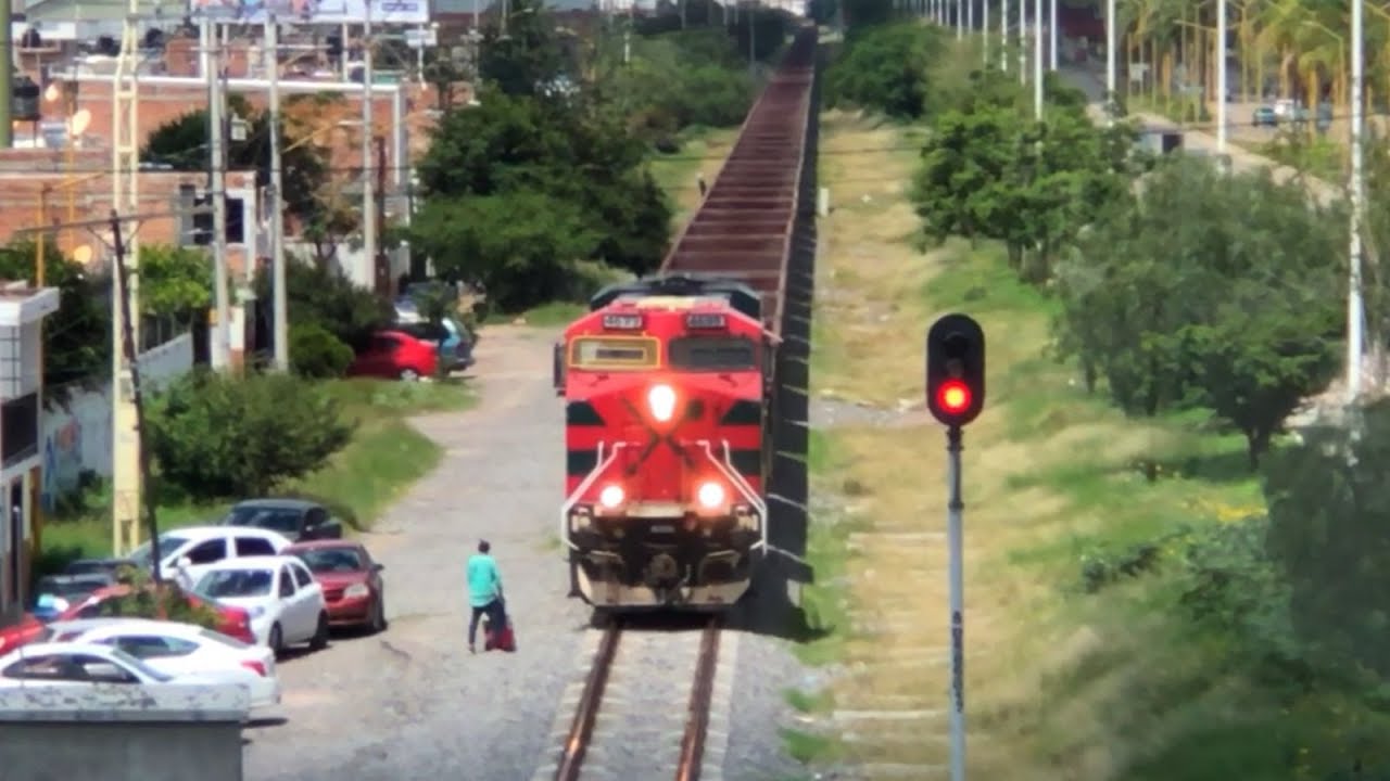 El Fierrero Monterrey-Manzanillo con la FXE 4699 | AgsRail4800 - YouTube