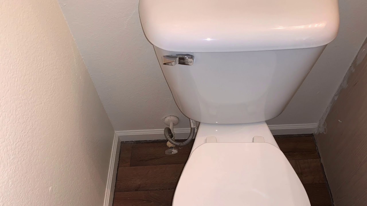 How to shut off valve for toilet to prevent overflows - YouTube