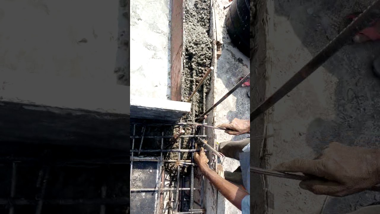 RCC beam & slab casting - YouTube