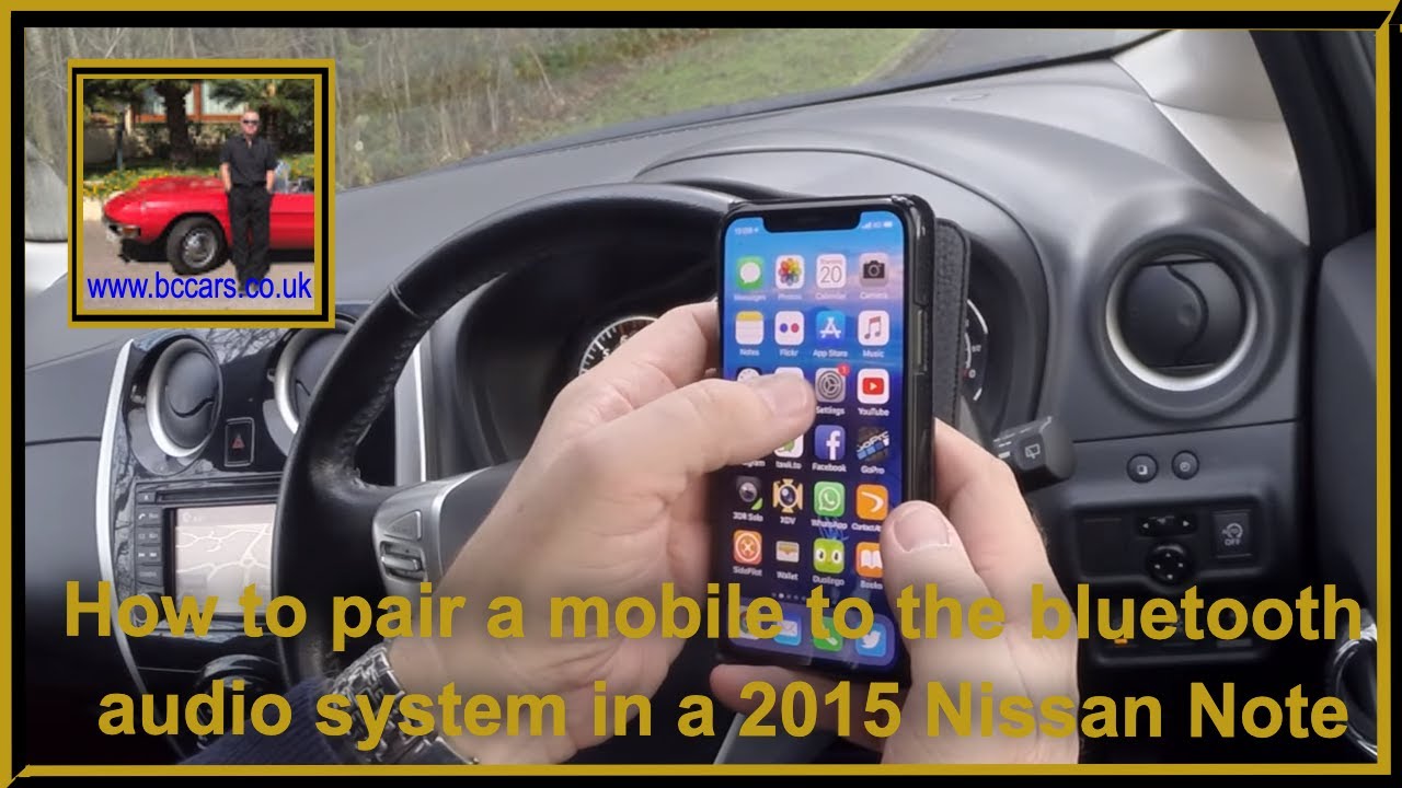 How to pair a mobile to the bluetooth audio system in a 2015 Nissan ...