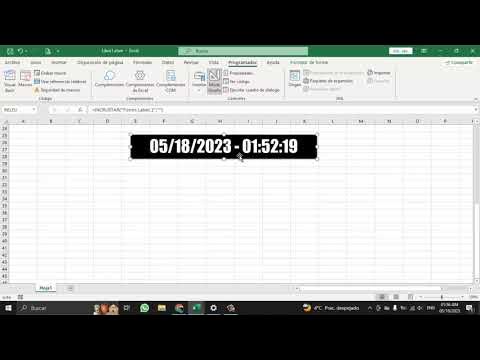 COMO CREAR UN RELOJ DIGITAL EN UN USERFORM EXCEL VBA - YouTube