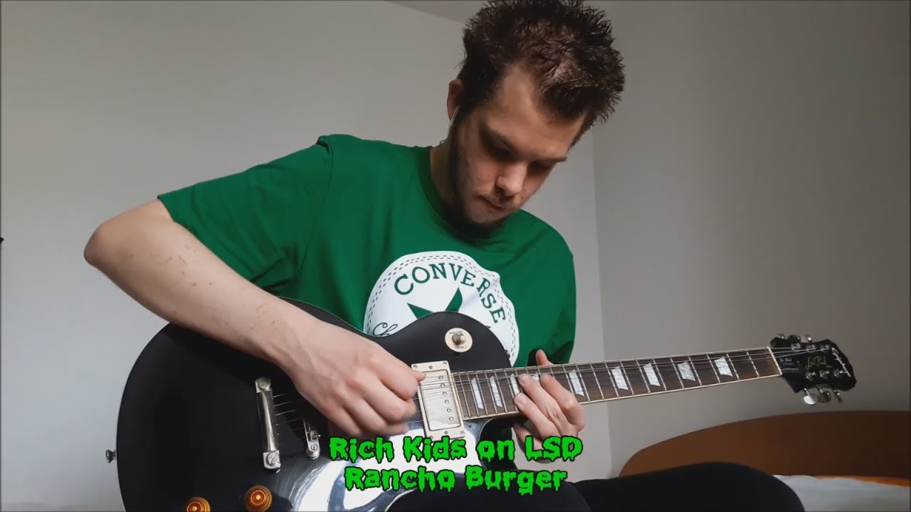 Rancho Burger (Rich Kids on LSD guitar cover) - YouTube