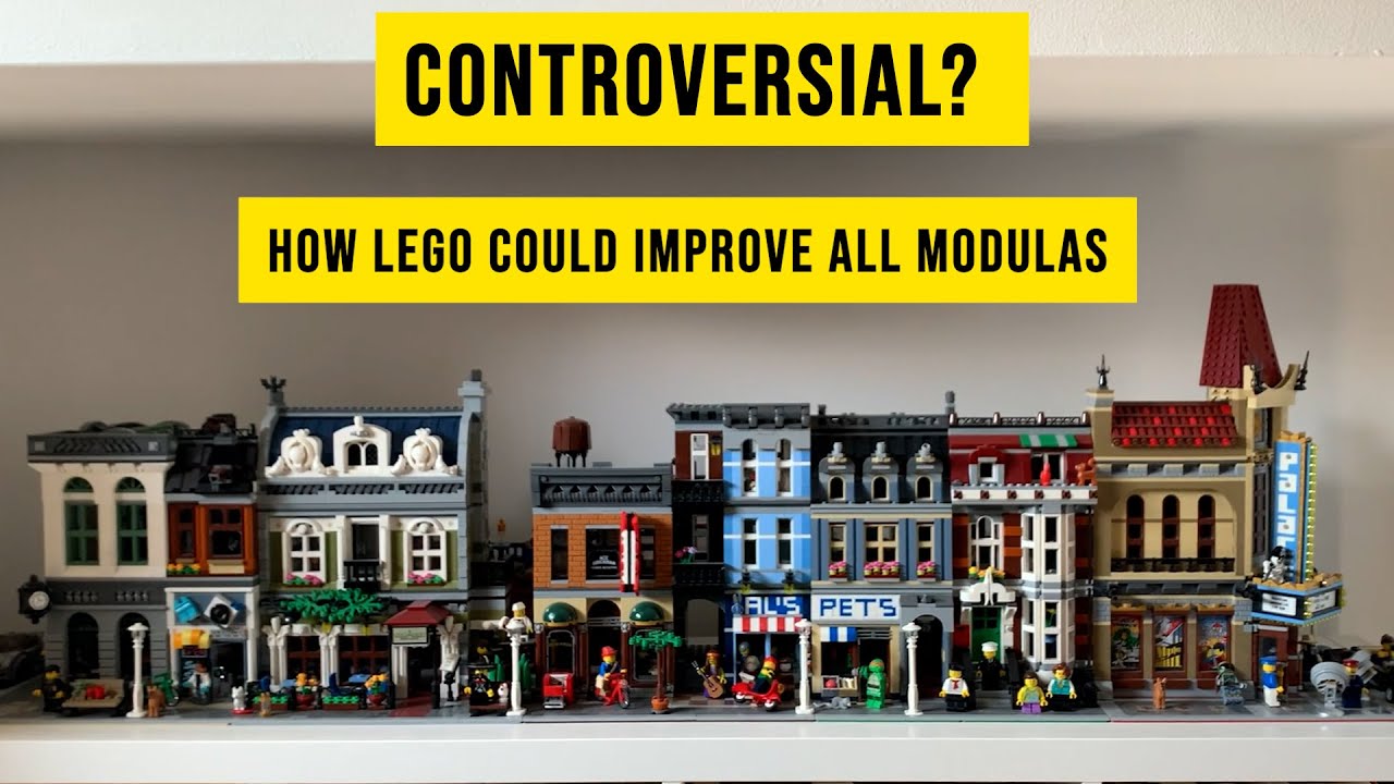 Lego Modular Improvement Idea - YouTube