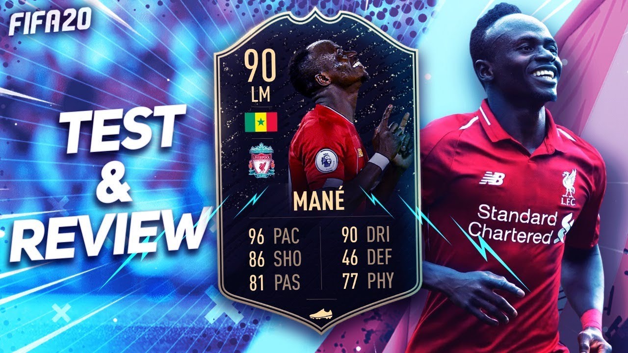 FIFA 20 MANE 90 (SIF) Test et REVIEW - Le Monstre de La Premier League ...