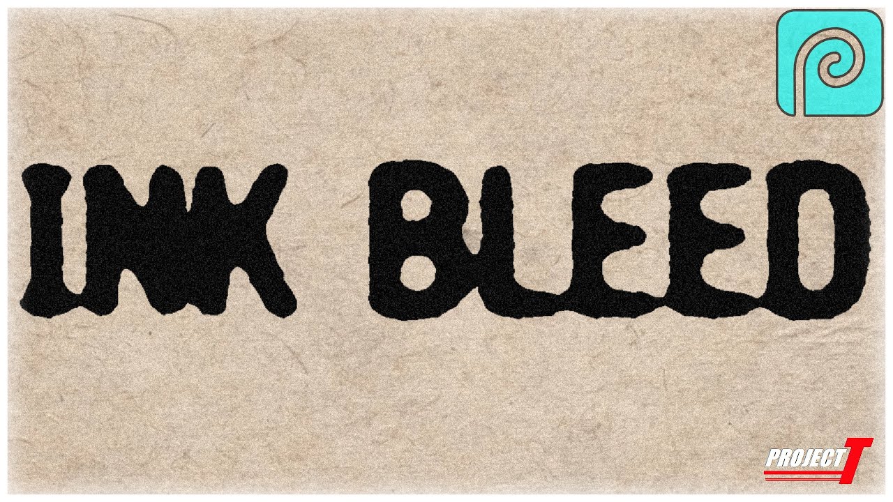 Ink Bleed Text Effect in PhotoPea - | FREE PHOTOSHOP | - YouTube