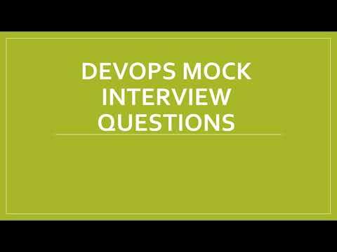 Devops Mock Interview Questions - YouTube