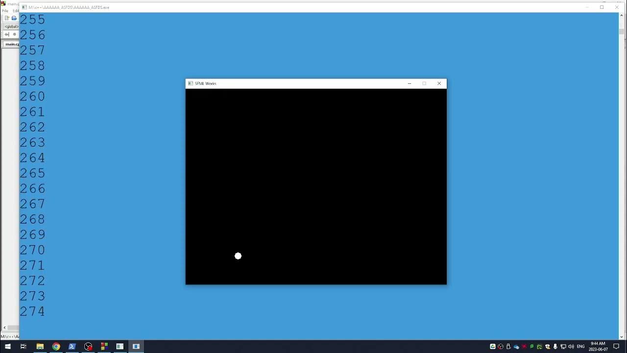 Basic SFML C++ game start - YouTube