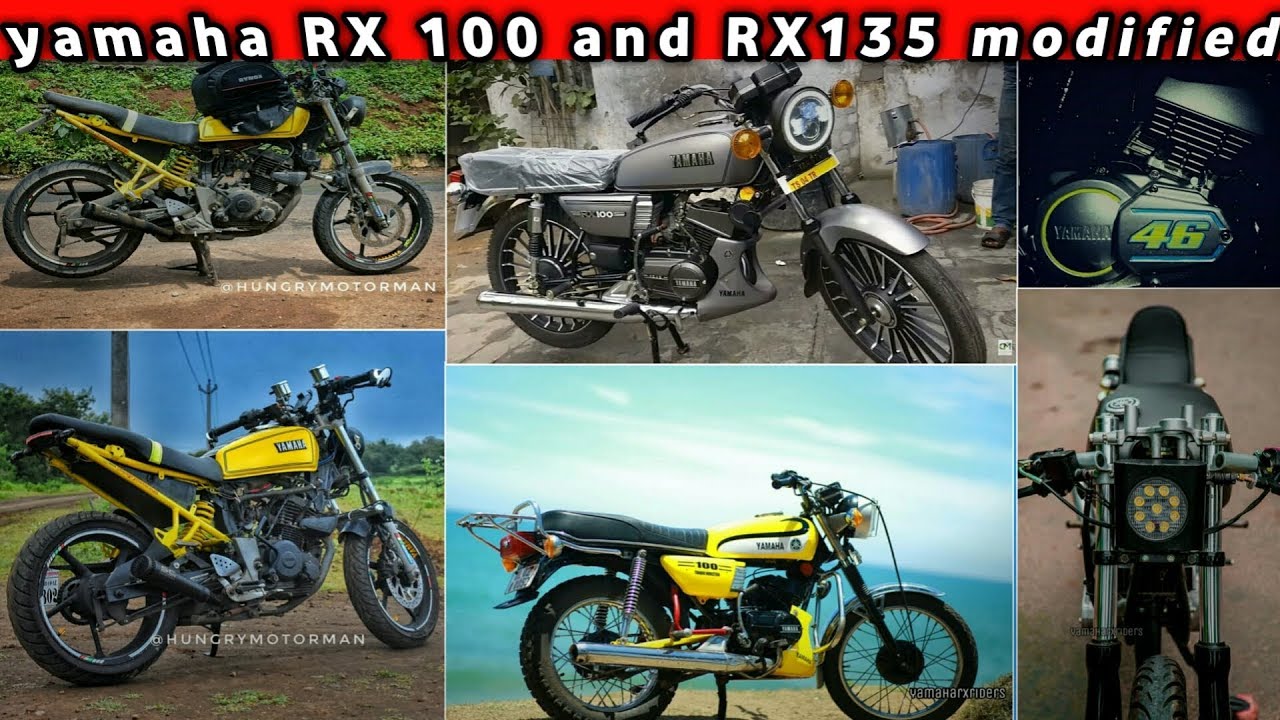 Top (20) Rx 100 and Rx 135 modified bikes_ - YouTube