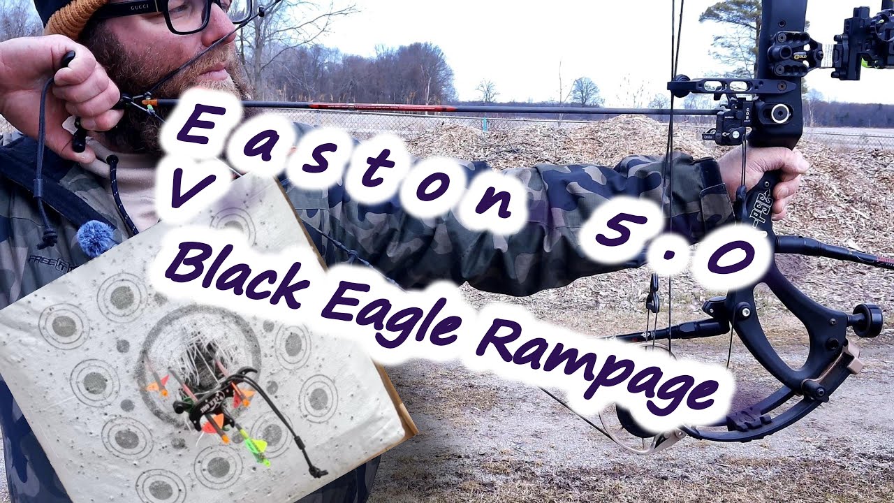 Easton 5.0 VS Black Eagle Rampage - YouTube