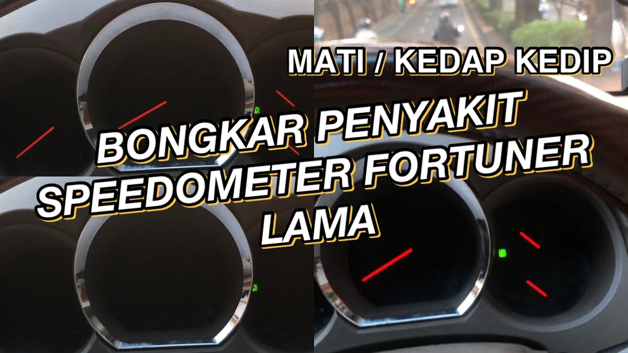 memperbaiki speedometer mati, kedap kedip, speedometer fortuner Innova ...