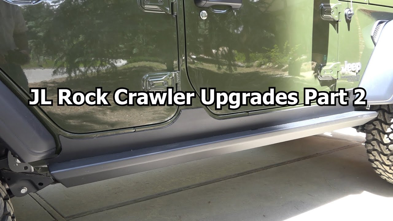 JL Rock Crawler Upgrades Part 2 Rear Bumper, Tire Carrier and Rock ...