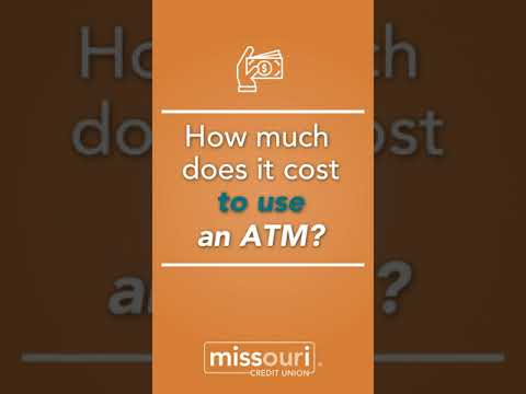 How much does it cost to use an ATM? - YouTube