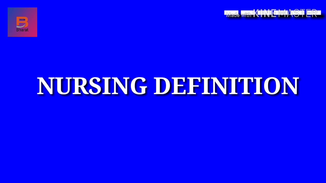 Definition Of Nursing A C ICN YouTube Definition Of Nursing A C ICN YouTube